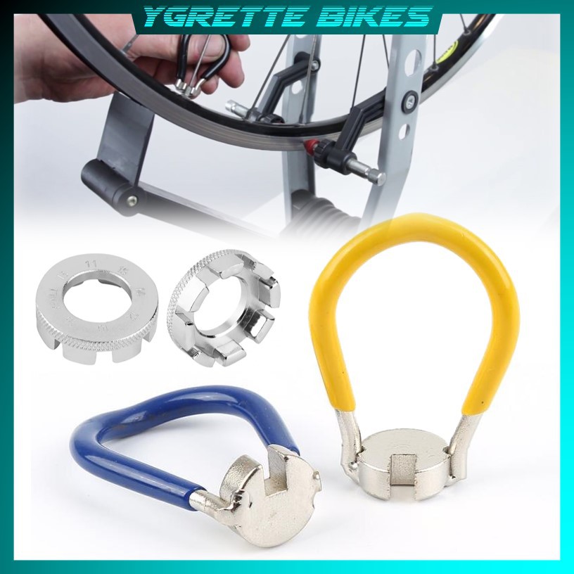 Jual YGRETTE - Bicycle Spoke Key Wheel Spoke Wrench Tool Nipples Kunci ...