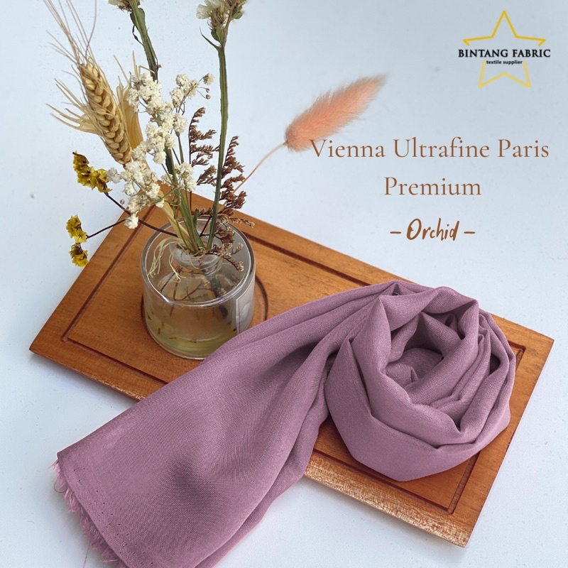 Jual Bahan Kain Vienna Ultrafine Voal Paris Premium per 125 cm | Shopee ...