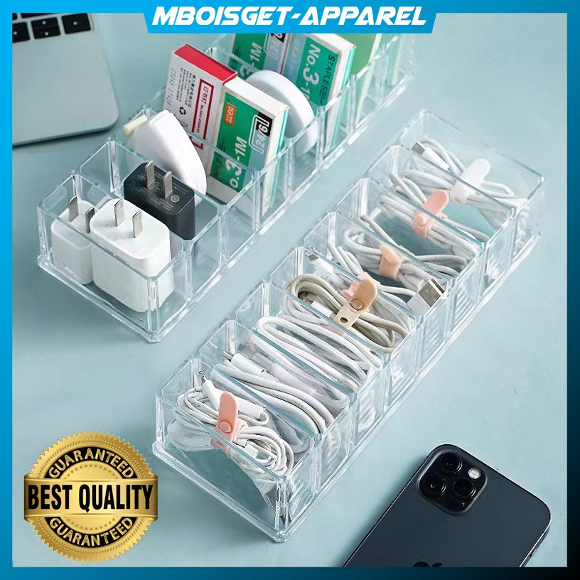 Jual MBOISGET - BNBS Kotak Kabel Organizer Cable Storage Box 7 8 Slot ...