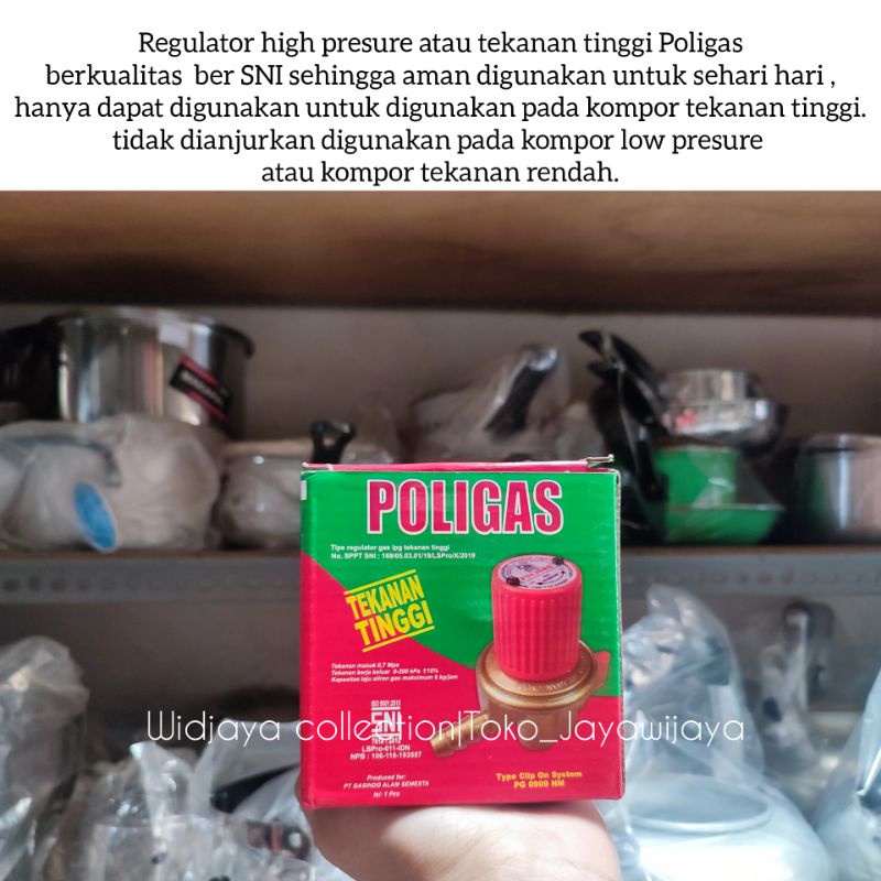 Jual Regulator Gas LPG/Regulator poligas high pressure | Shopee Indonesia