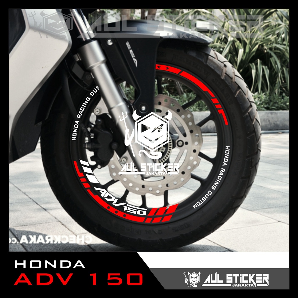 Jual STICKER VELG HONDA ADV 150 DAN ADV 160 NEW DESIGN⁵⁰ | Shopee Indonesia
