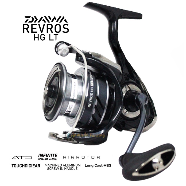 Jual Reel Spinning Daiwa REVROS HG LT I Power Handle I Ukuran 1000 - 6000 I Pilih Ukuran ...