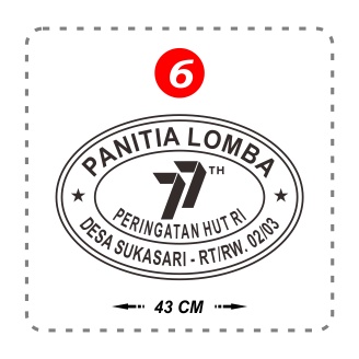 Jual Stempel Panitia HUT RI / Agustusan / Lomba / 17 Agustus | Shopee ...