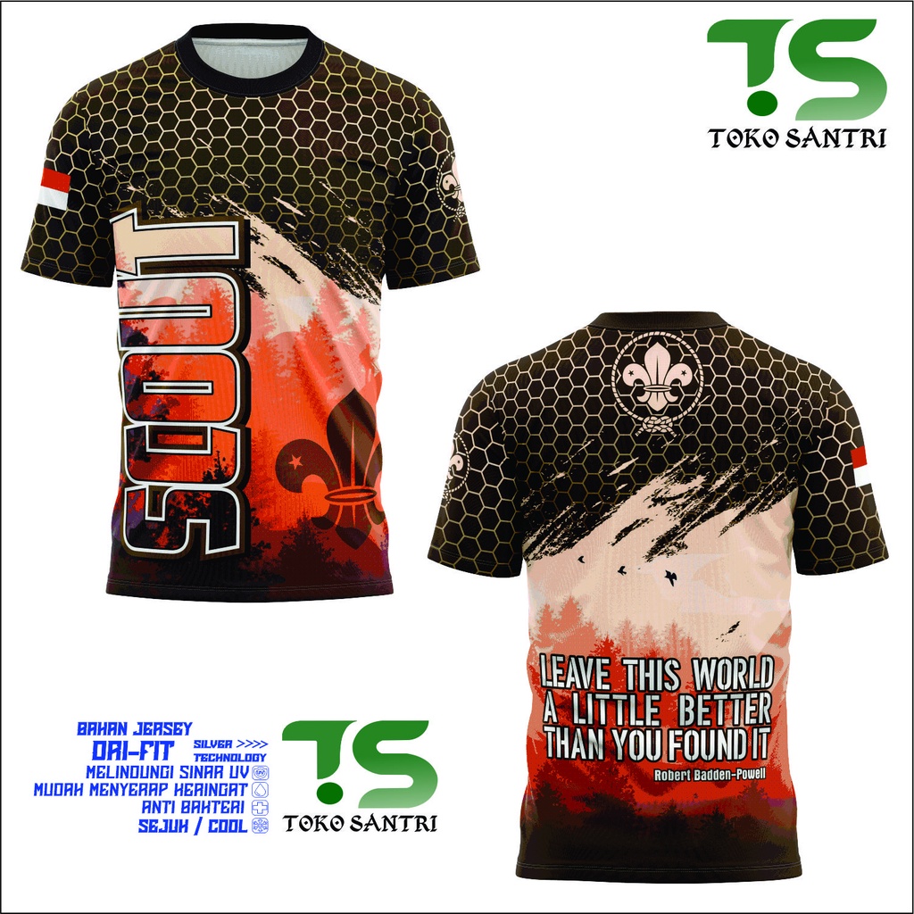 Jual BAJU KAOS LAPANGAN PRAMUKA / KAOS PRAMUKA DRY FIT SUBLIM / JERSEY ... Jual BAJU KAOS LAPANGAN PRAMUKA / KAOS PRAMUKA DRY FIT SUBLIM / JERSEY ...