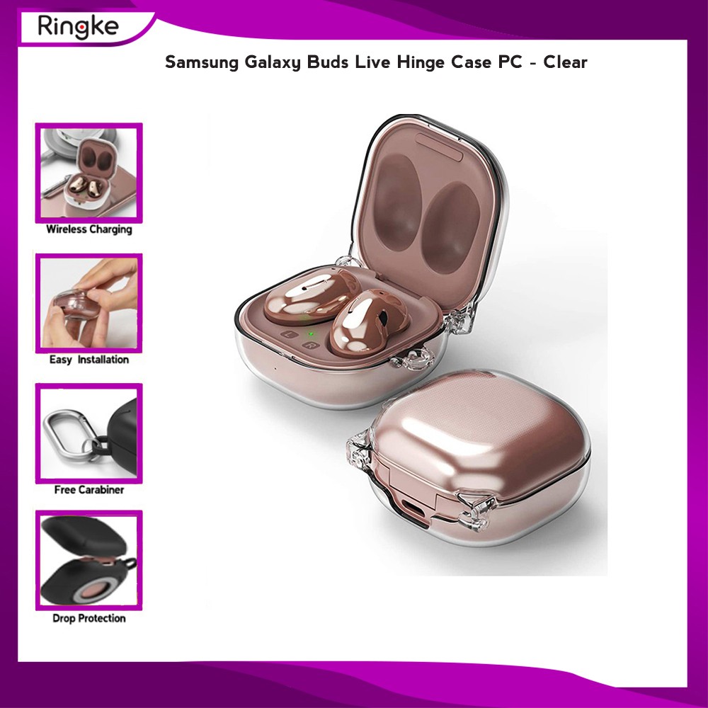 Jual Ringke Galaxy Buds Live Hinge Hardcase Anti Banting Note 20 Ultra ...