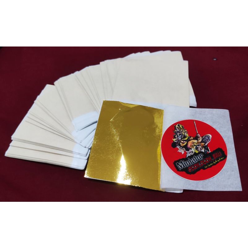 Jual KERTAS GOLD PRADA LEMBARAN Type A | Shopee Indonesia