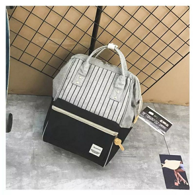 Jual MS_backpack anello Salur/polos Size Besar Tas Ransel sekolah ...
