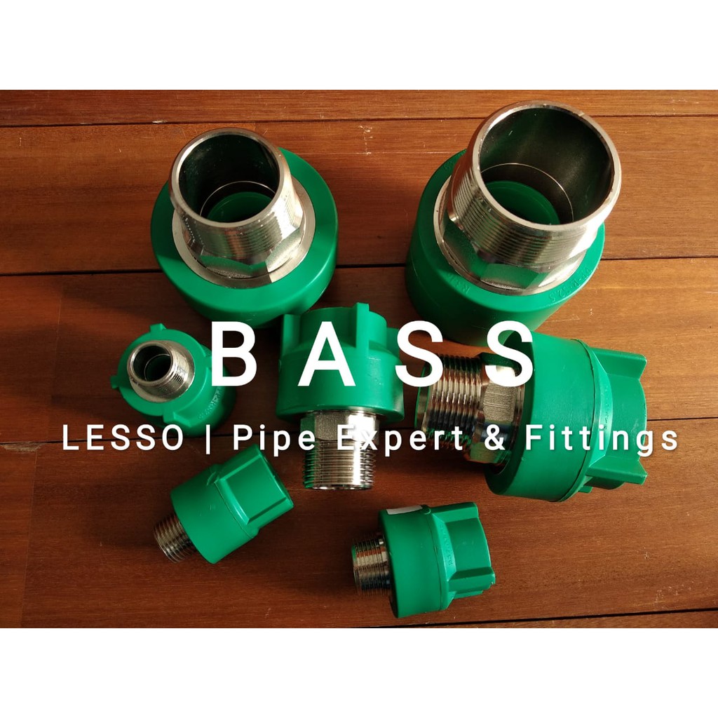 Jual Sock Drat Luar PPR Lesso 50mm 1 1/2" inch SDL Male Thread Adaptor ...