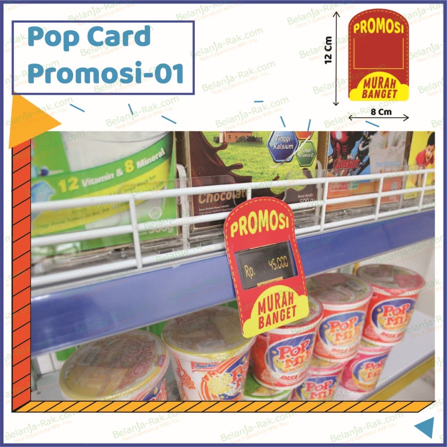Jual Pop Card PROMOSI kertas promo 1 Pack isi 20Pcs | Shopee Indonesia
