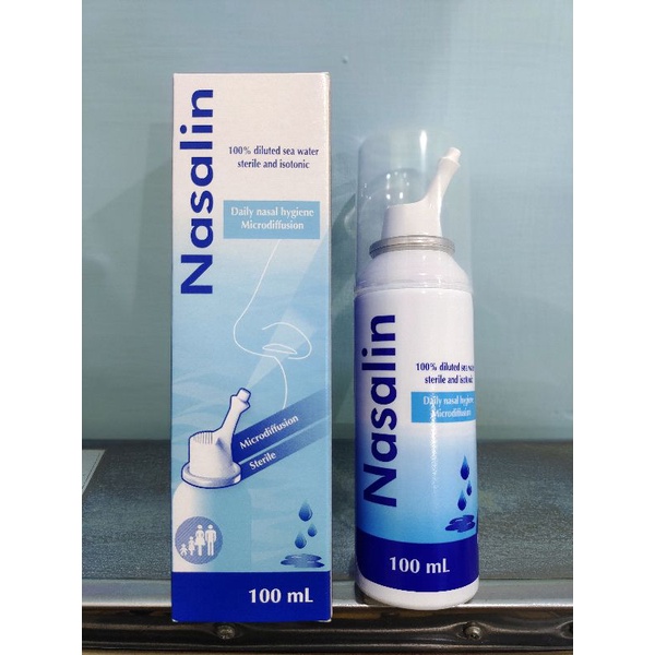 Jual NASALIN Spray 100ml Daily Nasal Hygiene Microdiffusion | Shopee ...
