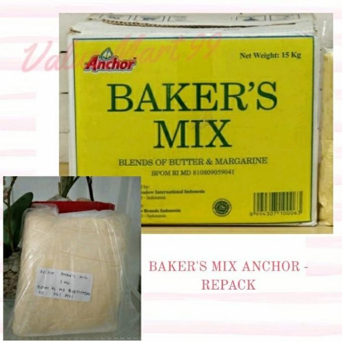 Jual BAKER'S MIX ANCHOR REPACK 1 KG BAKERMIX | Shopee Indonesia
