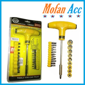 Jual Obeng T Five Star 24pcs Socket & Bits Set | Obeng & Kunci T alat ...