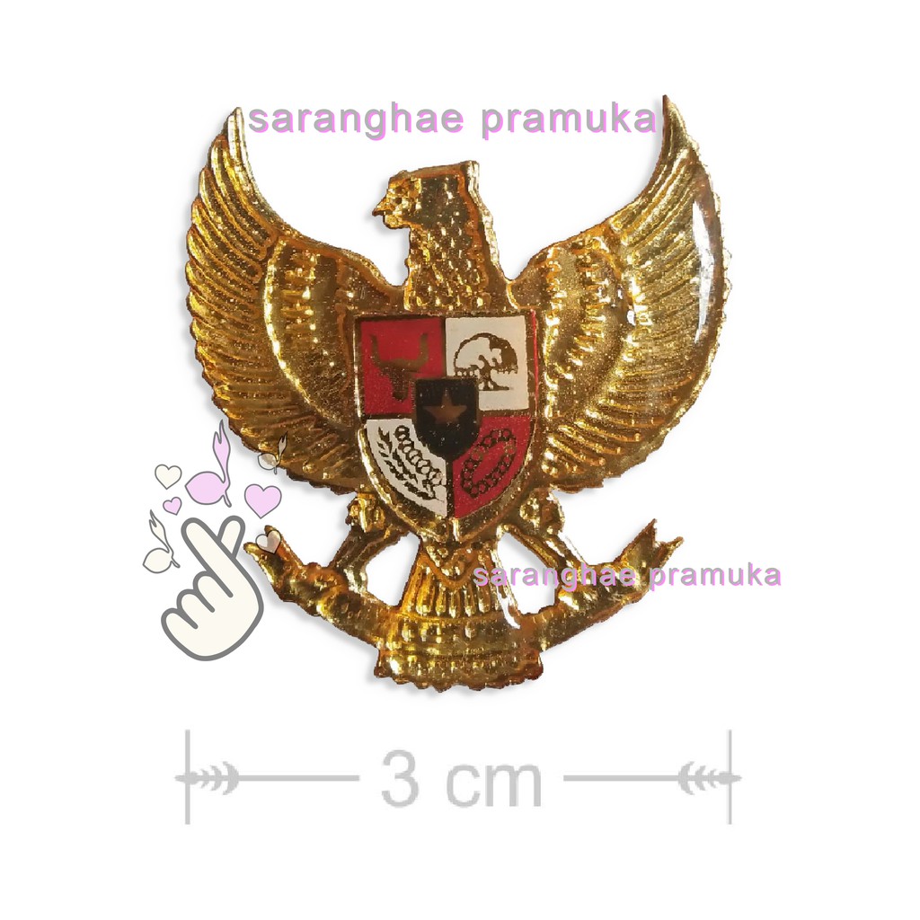 Jual Pin Garuda Paskibra Lencana garuda Pancasila Bros Logam Kuningan ...