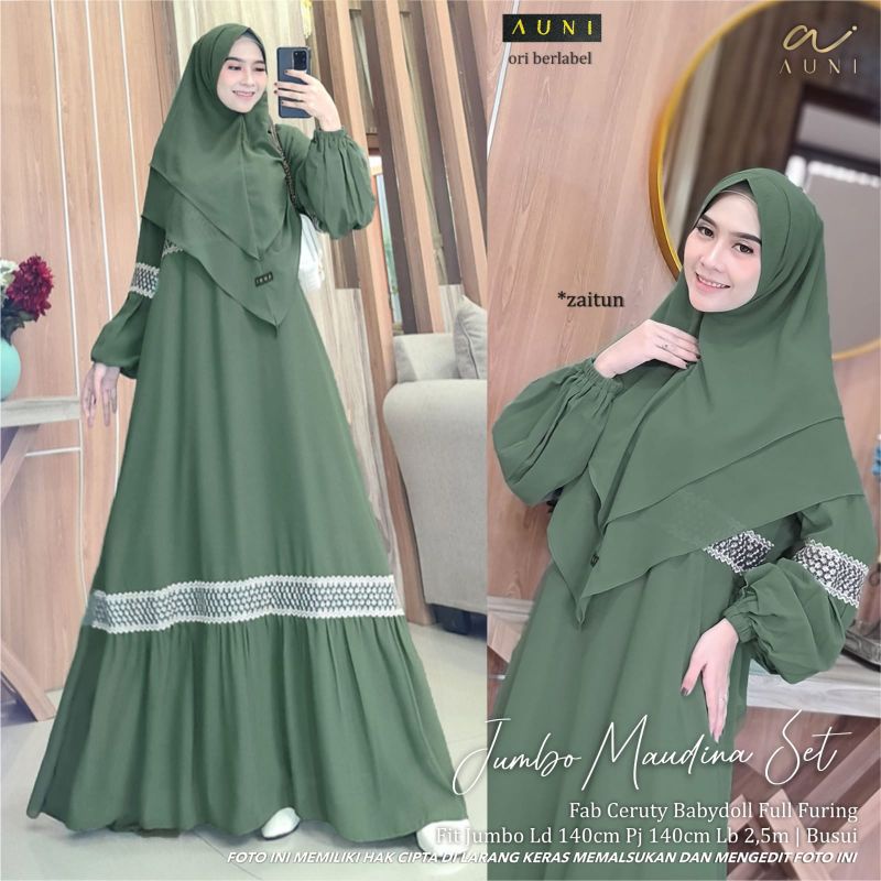 Jual MAUDINA JUMBO SET ORI BY AUNI (RESTOCK) | Shopee Indonesia
