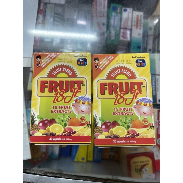 Jual FRUIT 18 JR ISI 30 KAPSUL | Shopee Indonesia