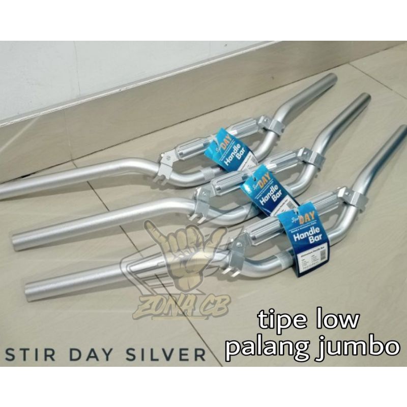 Jual stang day tipe low stabilizer jumbo silver / stank stir pendek ...