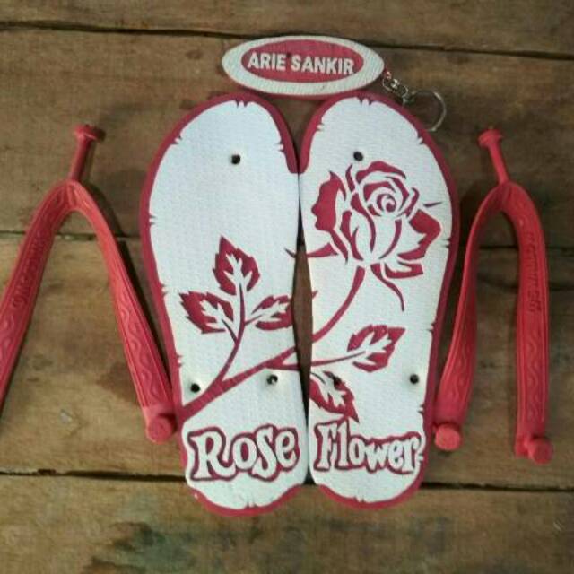 Jual Sandal ukir motif bunga | Shopee Indonesia