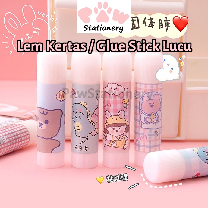 Jual Lem Kertas Lucu Lem Kertas Model Karakter Lem Stik Kecil Karakter ...