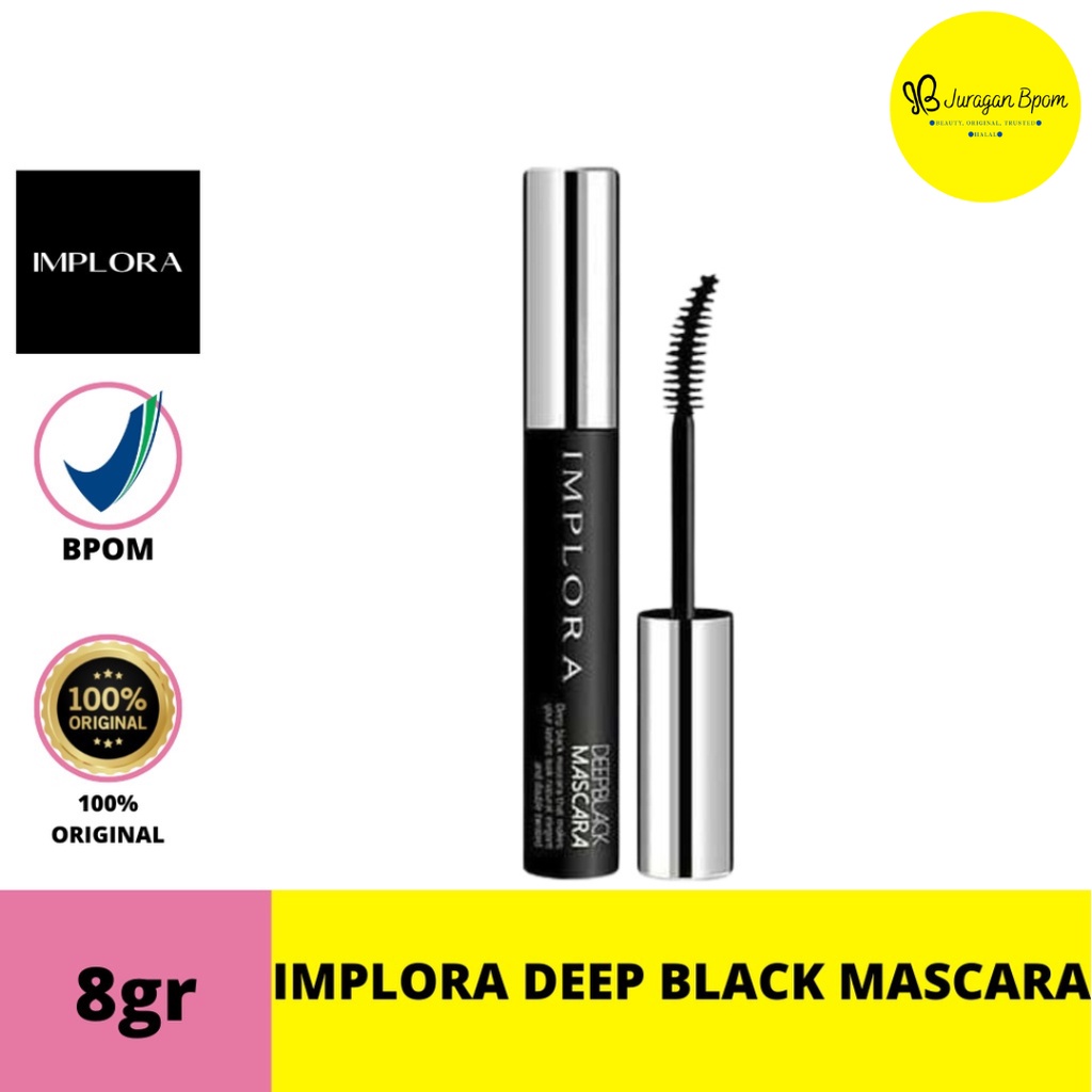 Jual IMPLORA Deep Black Mascara | Shopee Indonesia