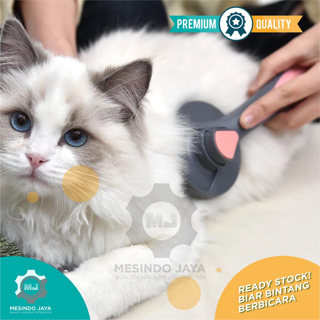 Jual Sisir Shedding Pengangkat Bulu Kusut Rontok Bulu Anjing Kucing ...