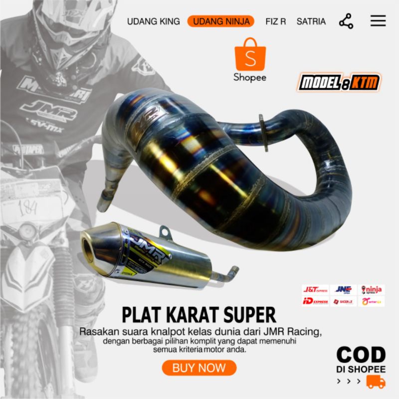 Jual knalpot trail ninja bliz model ktm buat trail ninja slencer ...