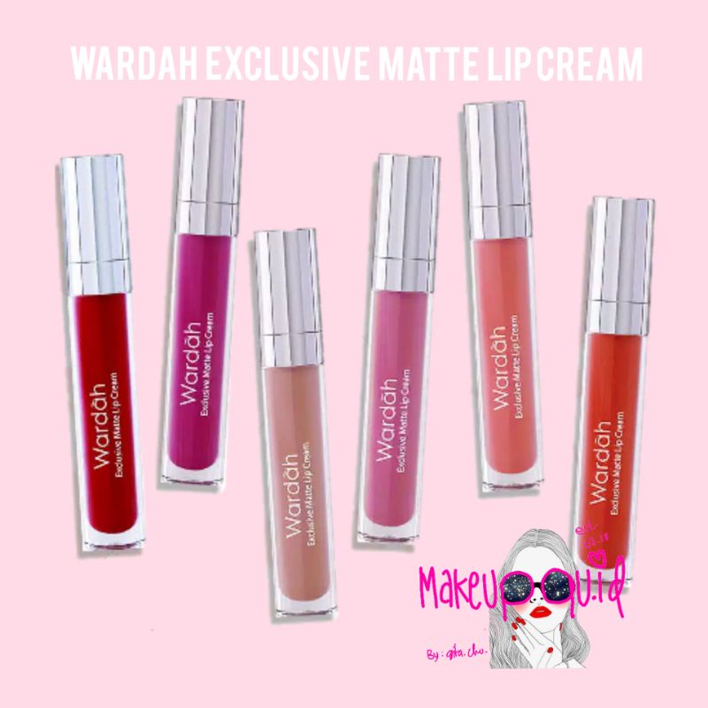 Jual Wardah Exclusive Matte Lip Cream / wardah lipcream / wardah ...
