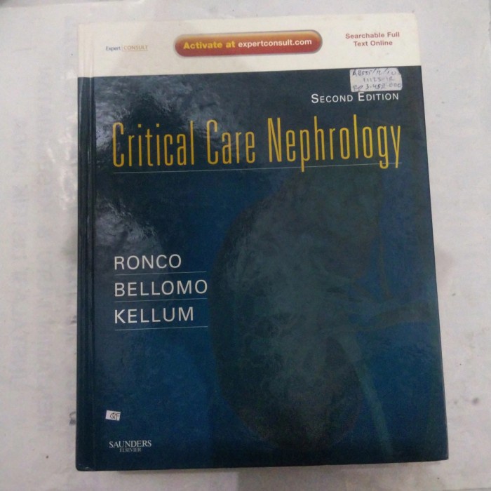 Jual BUKU CRITICAL CARE NEPHROLOGY SECOND EDITION | Shopee Indonesia