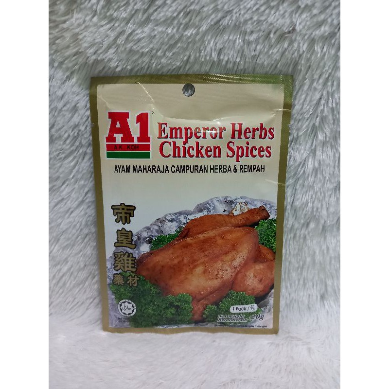 Jual A1 Emperor Herbs Chicken Spices/ Bumbu Ayam Rempah & Herba ( Halal ...