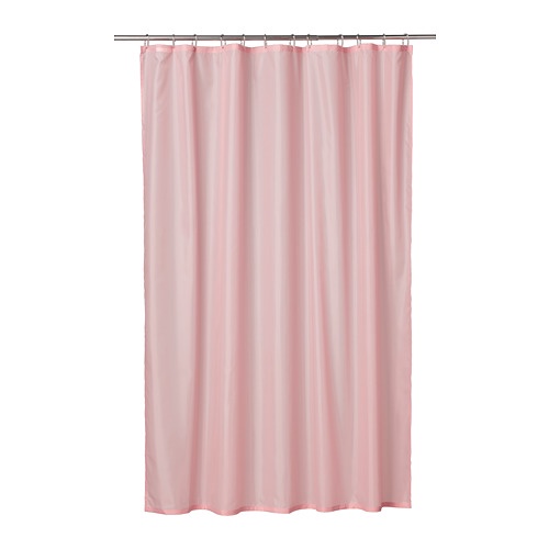 Jual VANNEAN Tirai shower putih / abu toska / pink 180x200 cm | Shopee ...