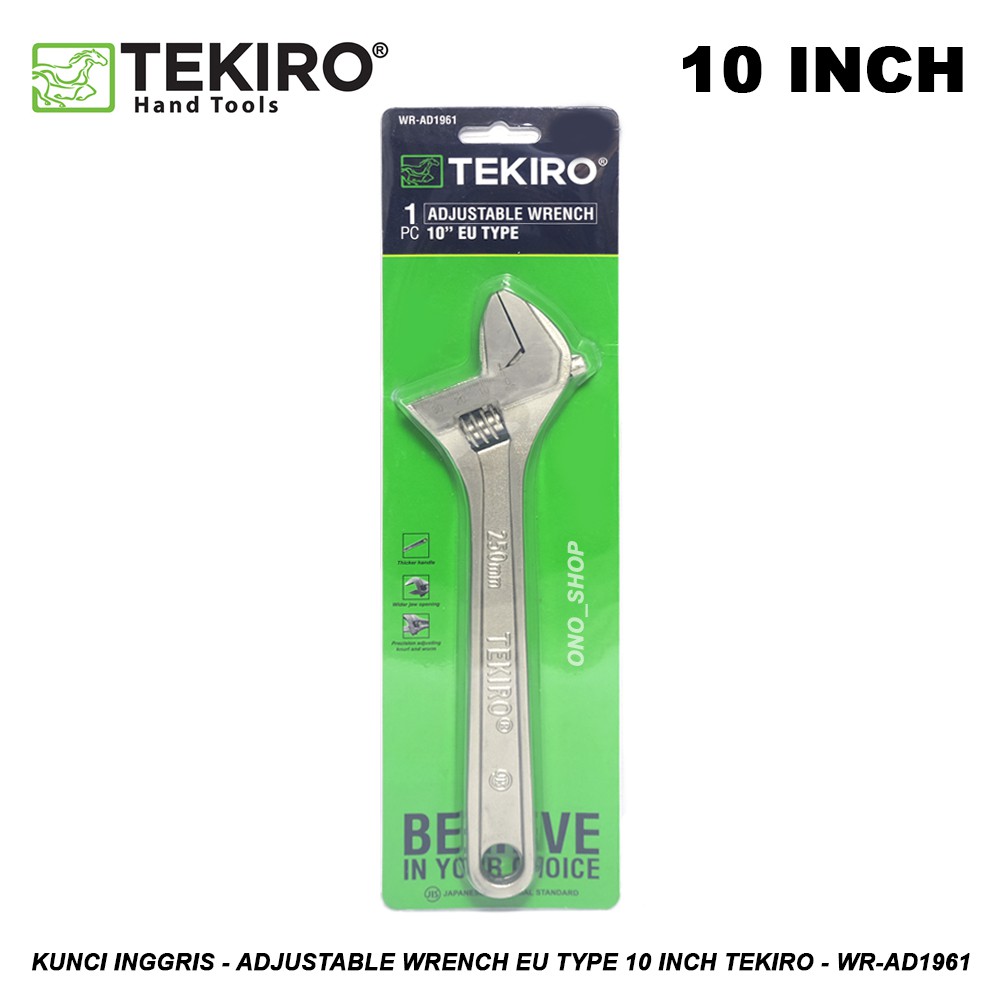Jual Kunci Inggris Tekiro 10 Inch 250 mm | Shopee Indonesia