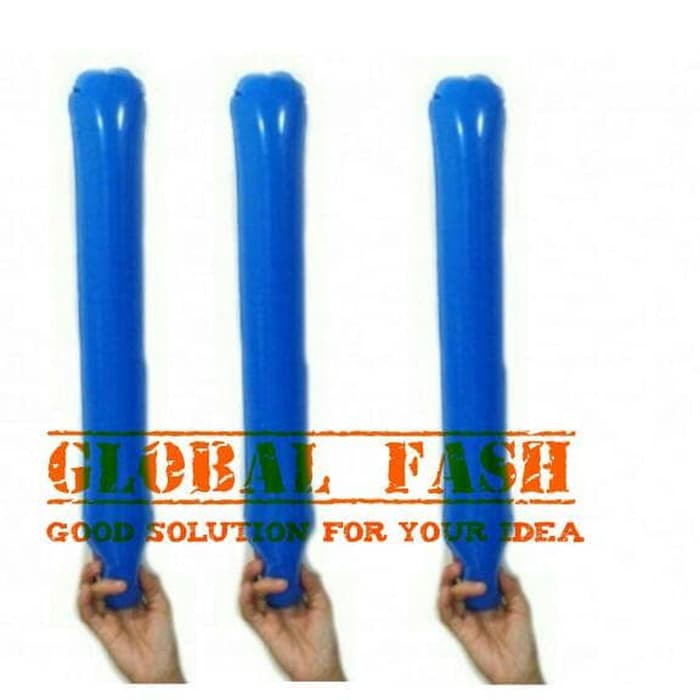 Jual balon tepuk biru / balon MS3 / balon supporter / balon tepuk ...