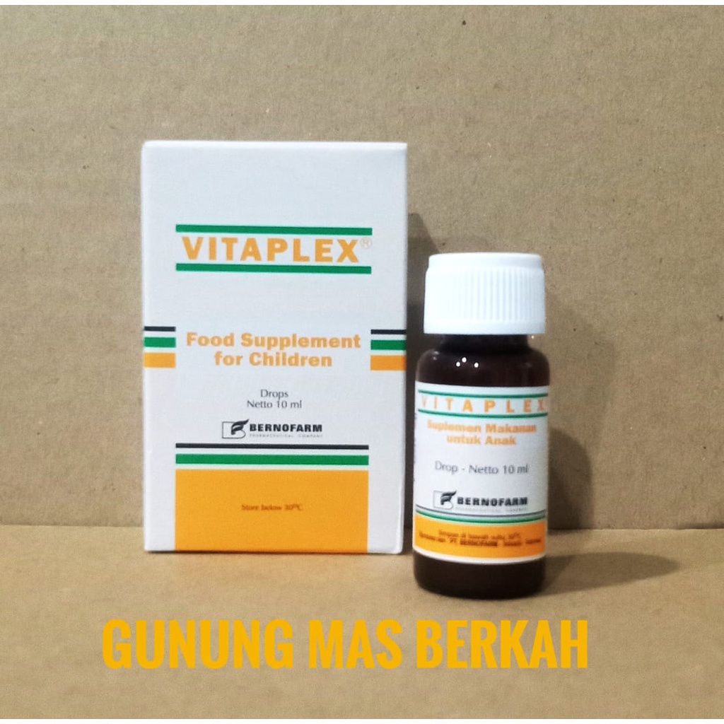 Jual Vitaplex Drop sirup 10 ml -Suplemen nutrisi untuk kesehatan anak ...