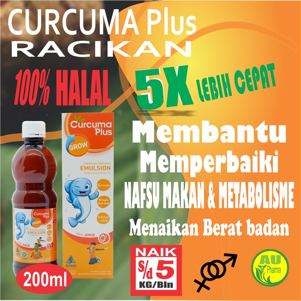 Jual Curcuma Plus Tambahan Ekstrak Curcumin Premium Vitamin Anak ...