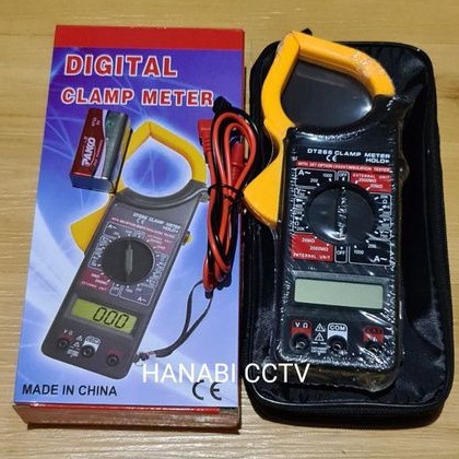 Jual DT266 Tang Ampere Digital Clamp Meter DT 266 + Baterai | Shopee Indonesia