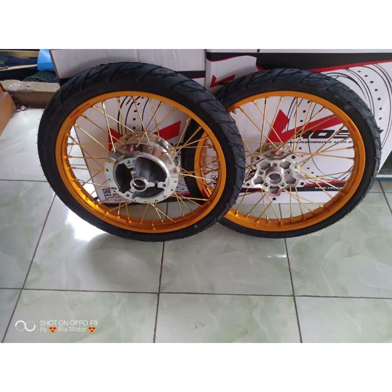 Jual velg jari jari vixion r ring 17 x160/140 Plus ban | Shopee Indonesia