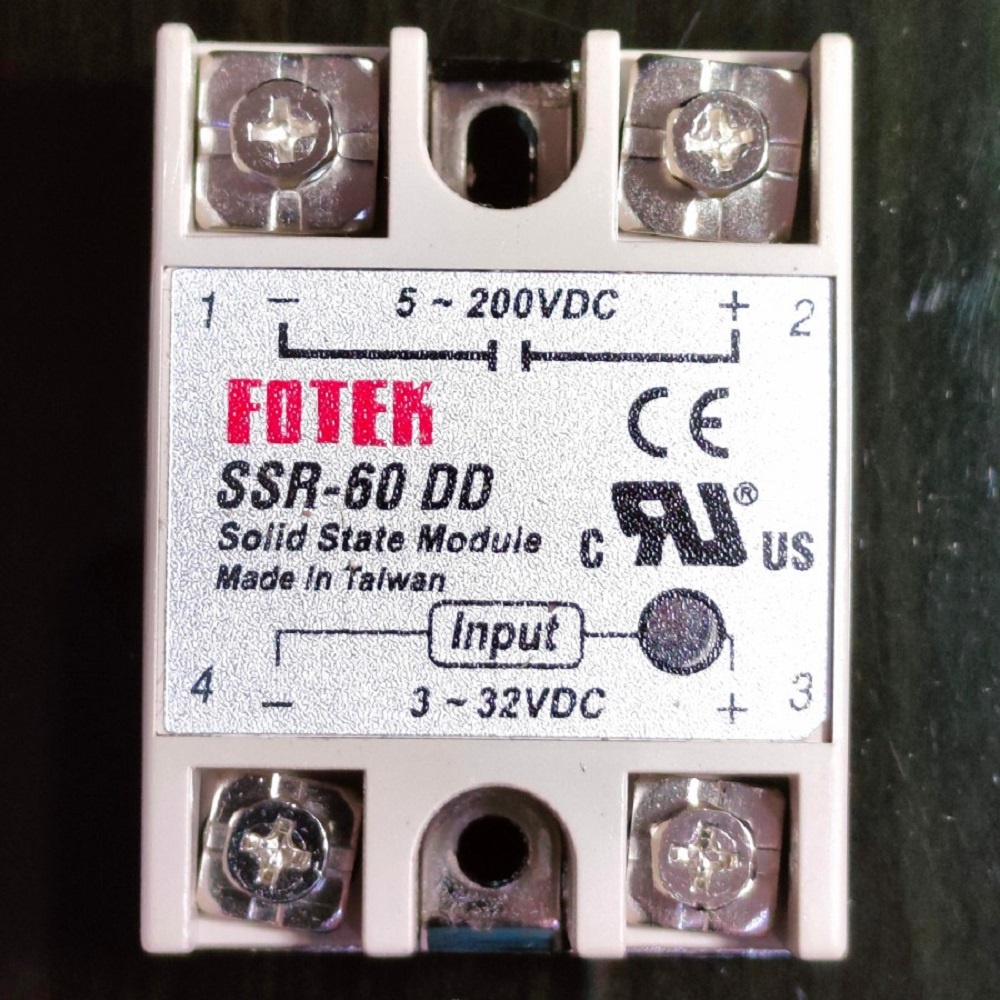 Jual SSR DC Solid State relay 60A DC-DC Fotek SSR-60DD Mosfet 5~200V DC 60A | Shopee Indonesia