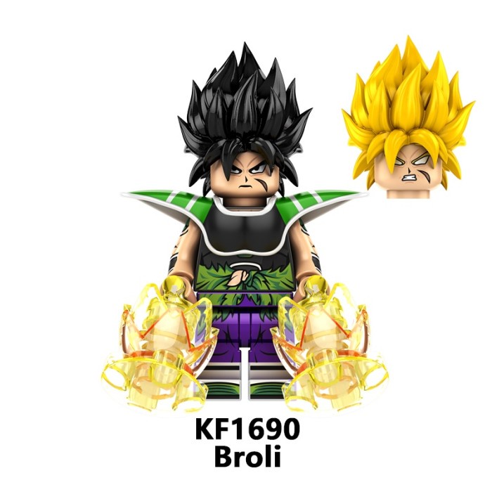 Jual Lego Broly Hero Dragon Ball Son Goku Bejita Elmo Flash Yoda Flash ...