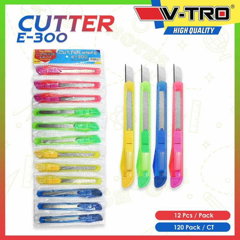 Jual Pisau Cutter kecil VTRO E300 - satuan | Shopee Indonesia