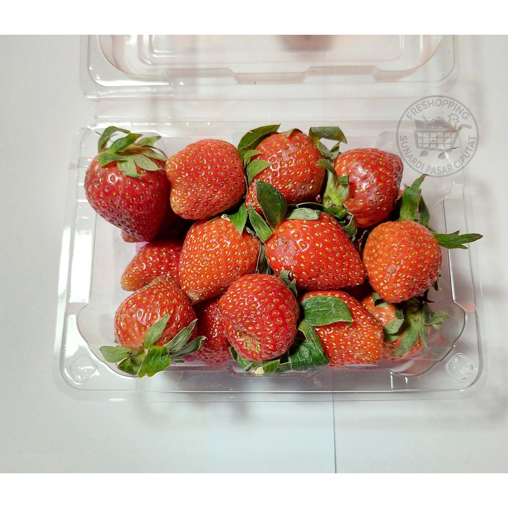Jual Strawberry Stroberi 1 pack besar | Shopee Indonesia