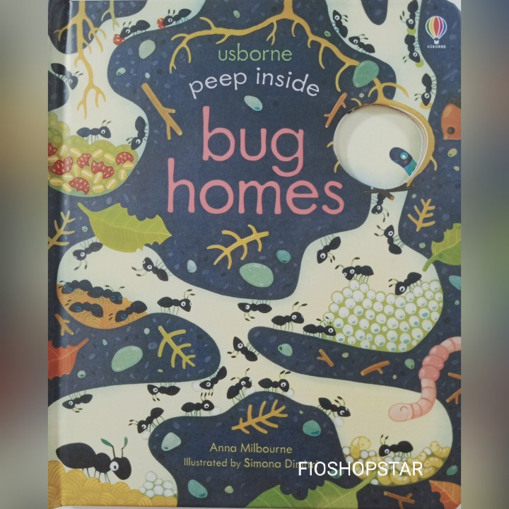 Jual USBORNE Peep Inside Bug Homes | Shopee Indonesia
