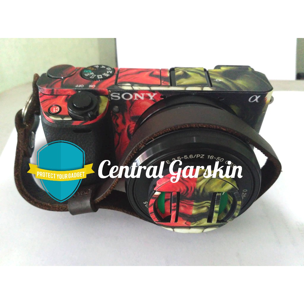 Jual Garskin Kamera Sony A6000 HULK | Shopee Indonesia