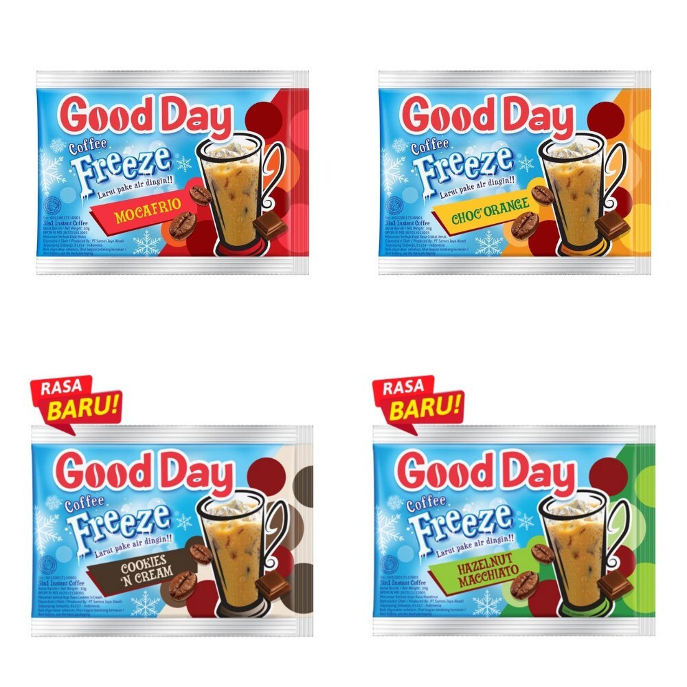 Jual GOOD DAY FREEZE 30GR X 10PCS | Shopee Indonesia