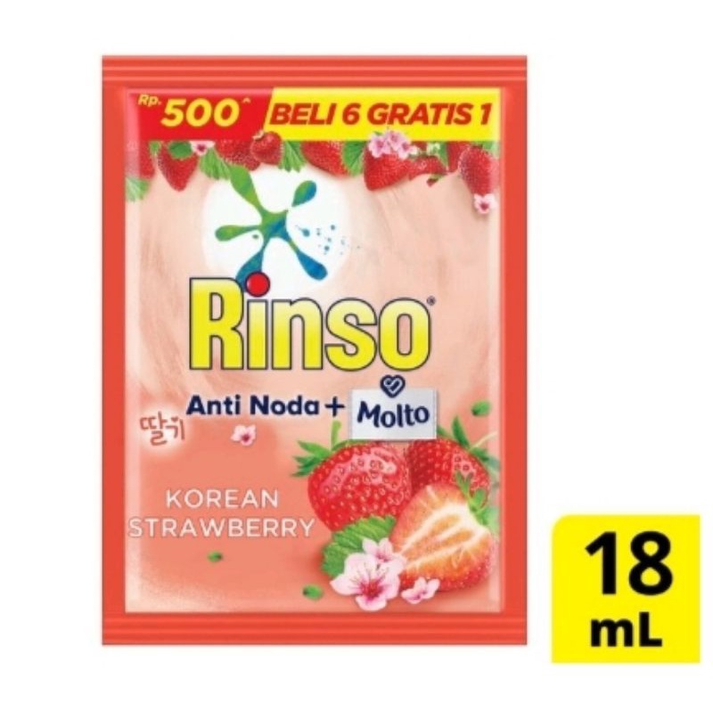 Jual Rinso cair + molto 20ml isi 36 sachet (6 renteng ) | Shopee Indonesia