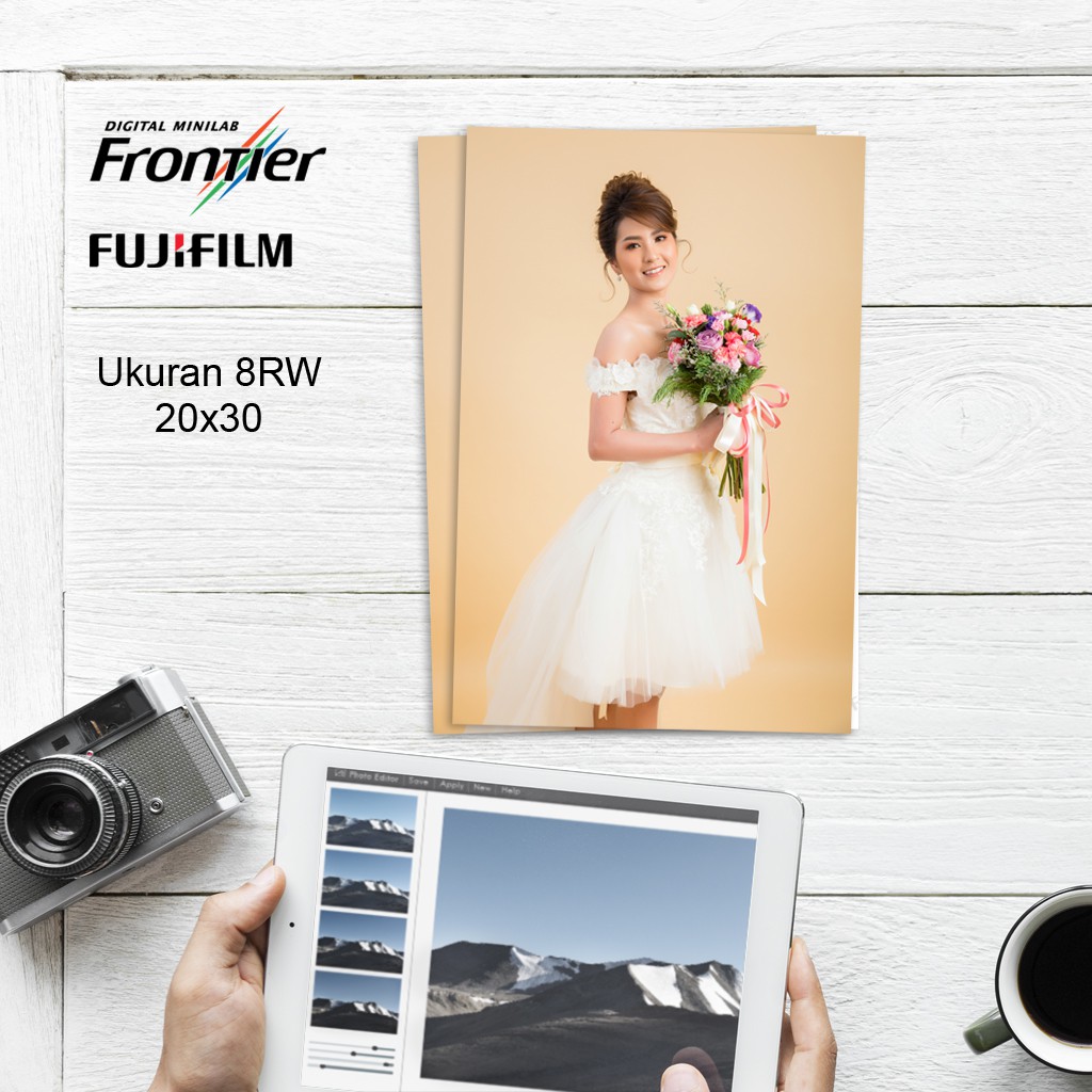 Jual Cetak Foto 8RW Kertas Fujifilm | Shopee Indonesia