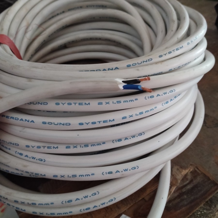 Jual Kabel NYMHY 2 x 1,5 mm satu roll | Shopee Indonesia