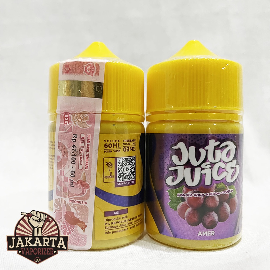 Jual JUTA JUICE AMER ANGGUR MERAH 60ML 3MG 7MG BY RSR BREW PREMIUM ...