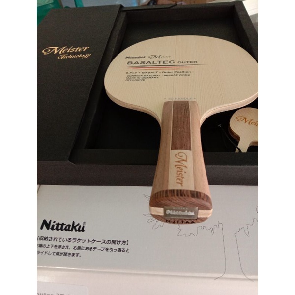 Jual Nittaku Meister Basaltec outer bet tenis meja pingpong | Shopee Indonesia