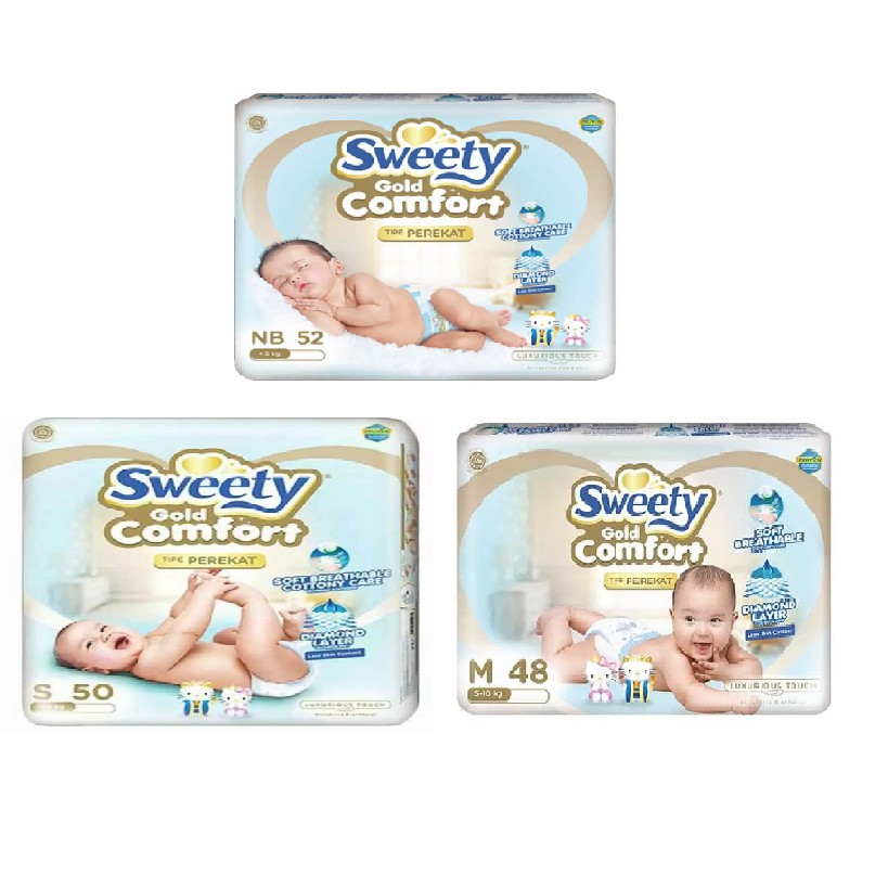 Jual SWEETY GOLD PEREKAT NB 52 NB52 S 50 S50 M 48 M48 / TRISETARA ...