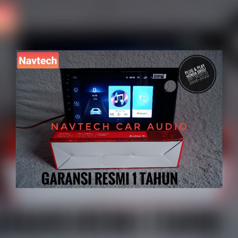 Jual Head unit android 9 inch Honda Brio/mobilio/Brv P & P Garansi ...