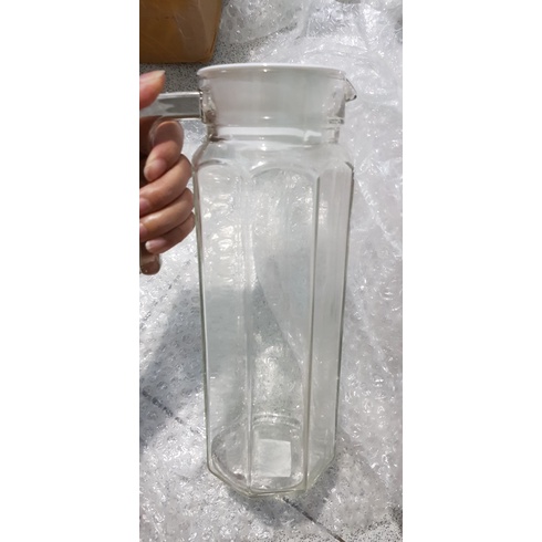 Jual Pitcher Kaca Kimglass 1,1L + Air Bubble Wrap | Shopee Indonesia
